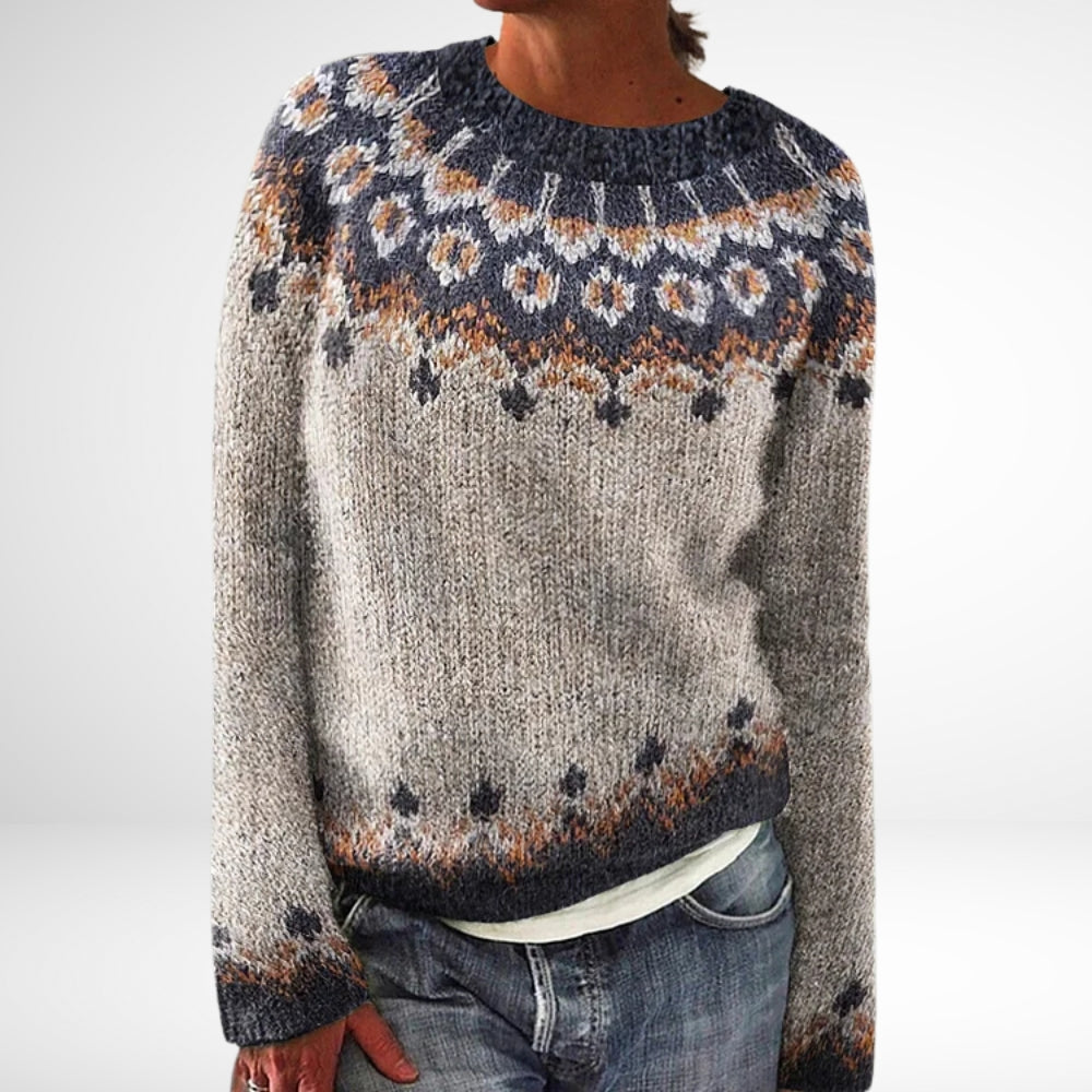 Candice | Retro winter sweater – The Bennett Sisters Bozeman